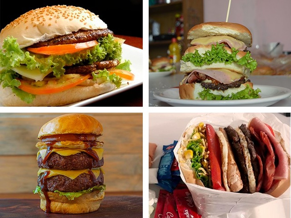 Na onda dos podrões gigantes, a gente quer saber: qual o maior lanche ...