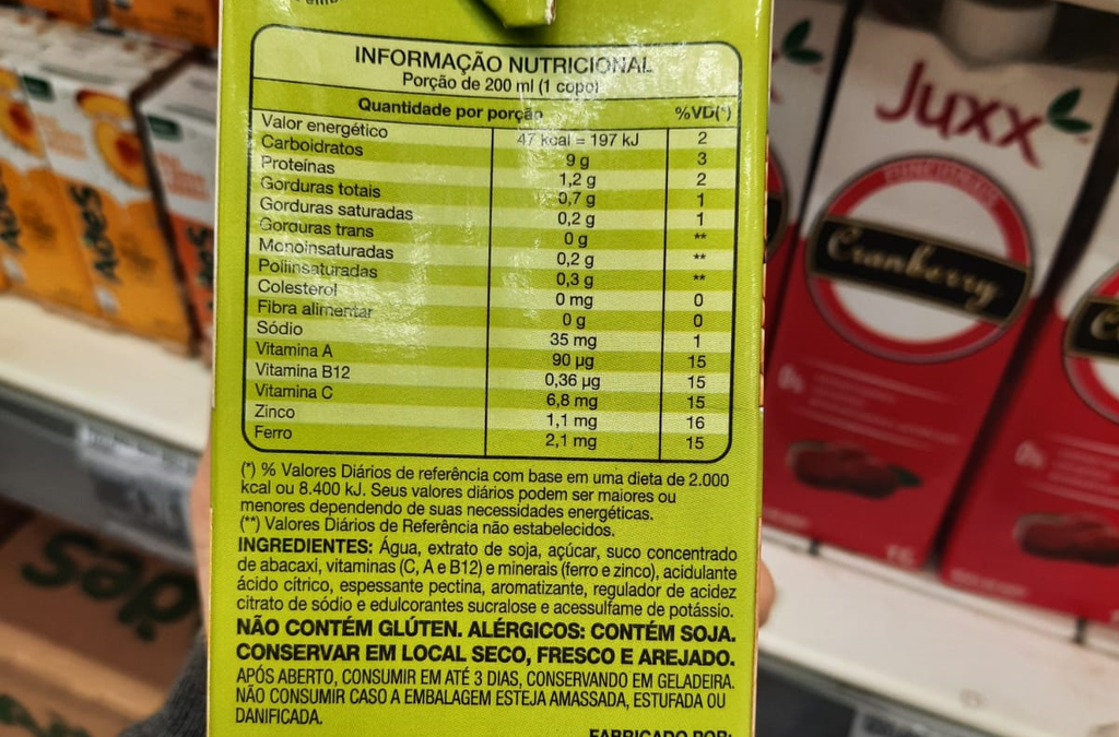 Você tem o hábito de ler os rótulos das embalagens de alimentos ...