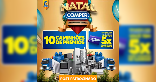Promoção Natal Comper sorteará 10 caminhões de prêmios; participe ...