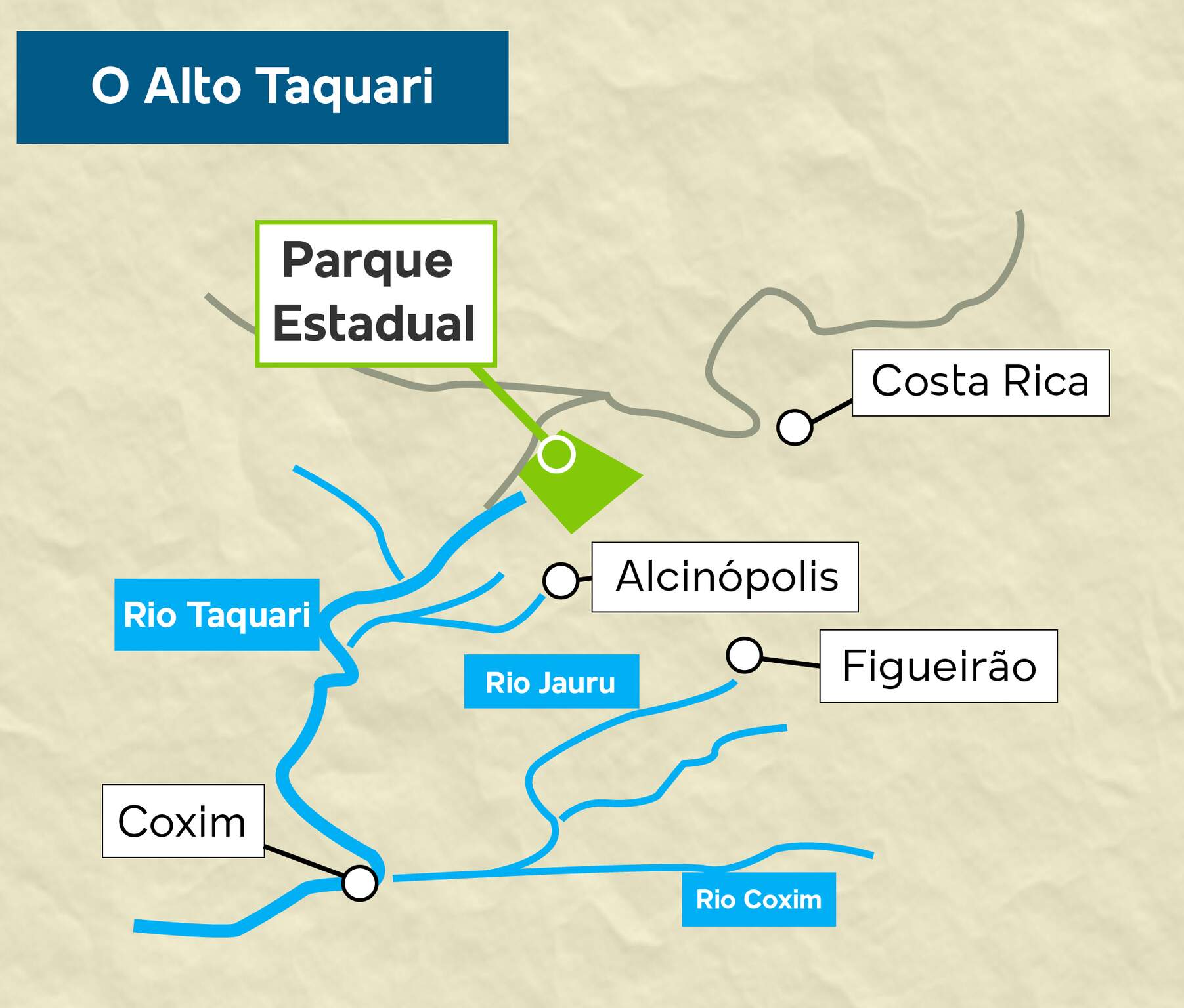 Com R$ 5 milhões, área na cabeceira do Rio Taquari começará a ser ...