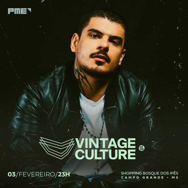 Vintage Culture confirma show eletrizante em Campo Grande
