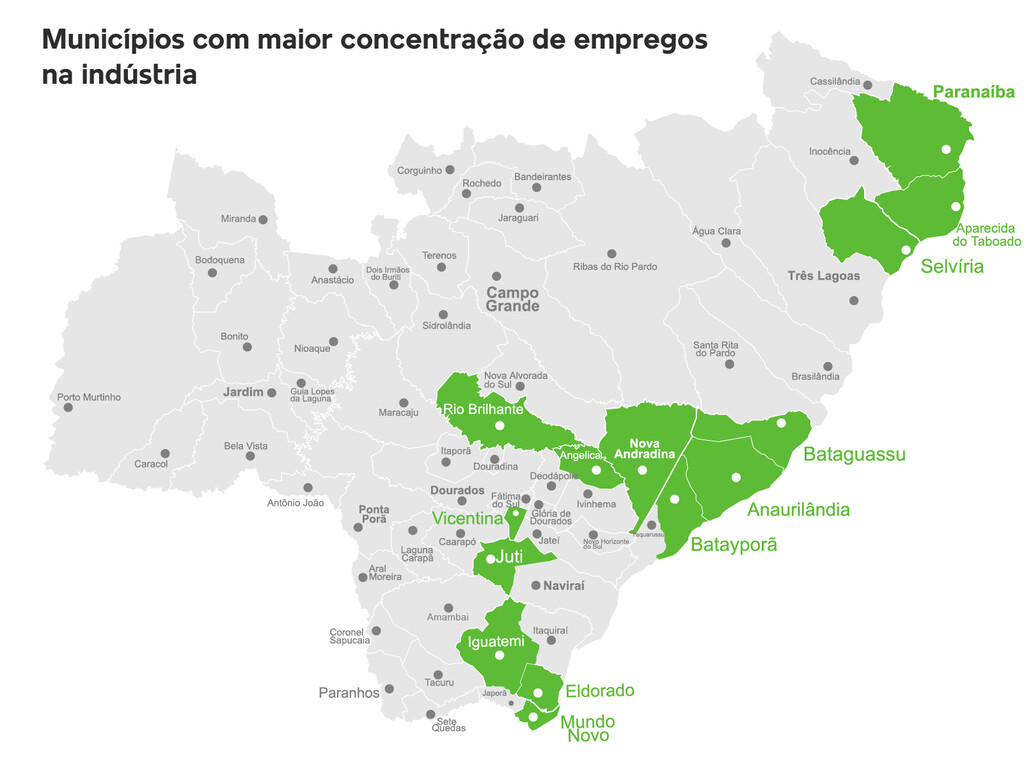 Mapa econômico: potencialidades de cidades de MS com a Rota Bioceânica ...