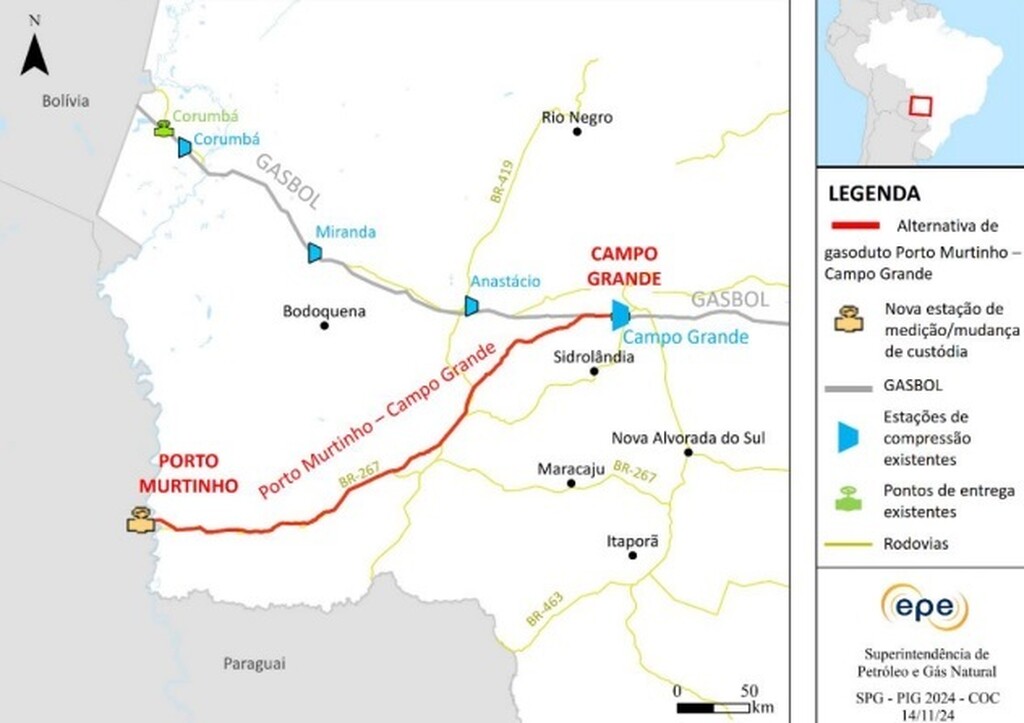 Novo gasoduto MS-Paraguai: projeto de 1.050 km ligará Brasil e ...