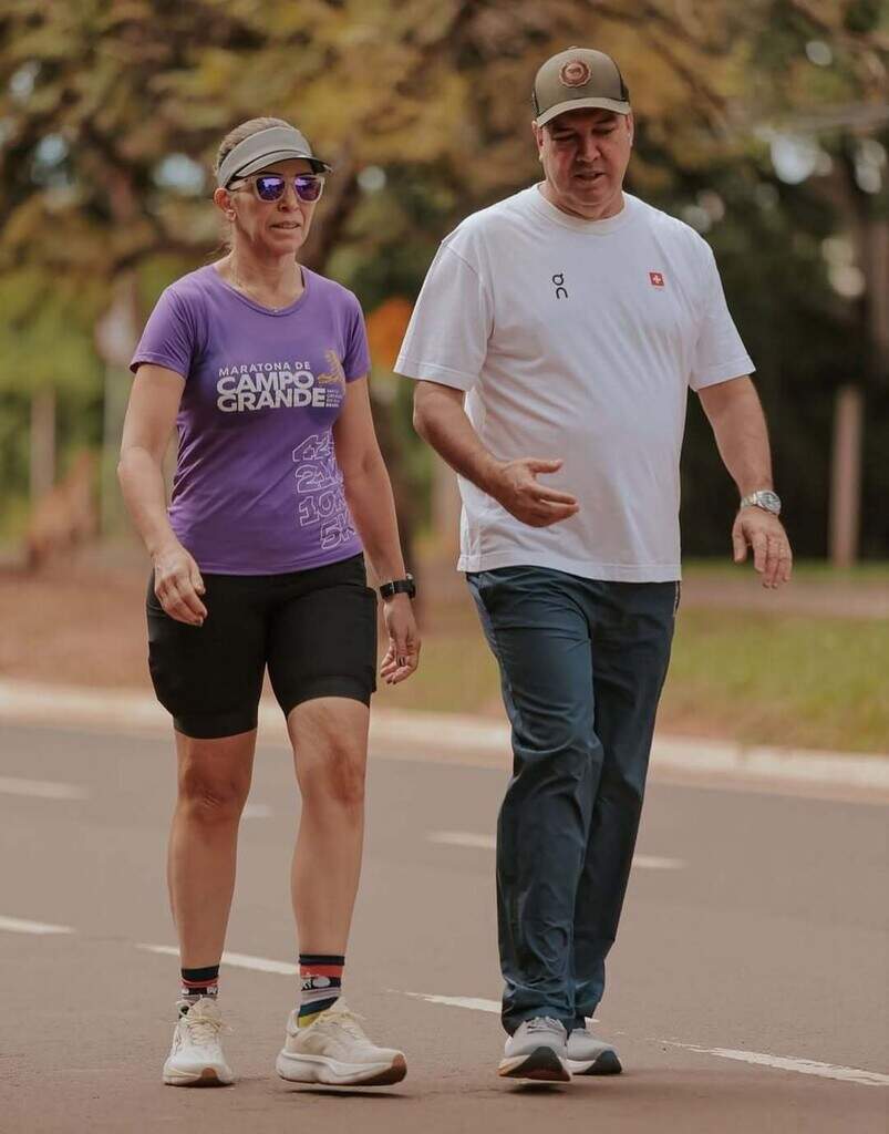 Primeira-dama brinca sobre treino de Riedel para Corrida dos Poderes