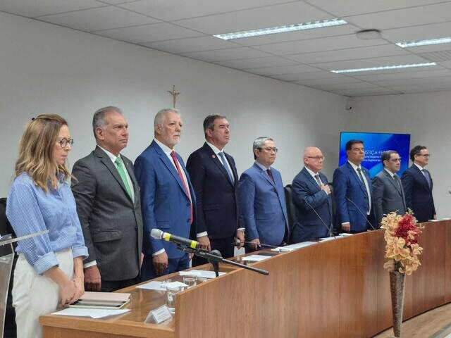 Riedel participa de posse no TRF3 em São Paulo nesta segunda